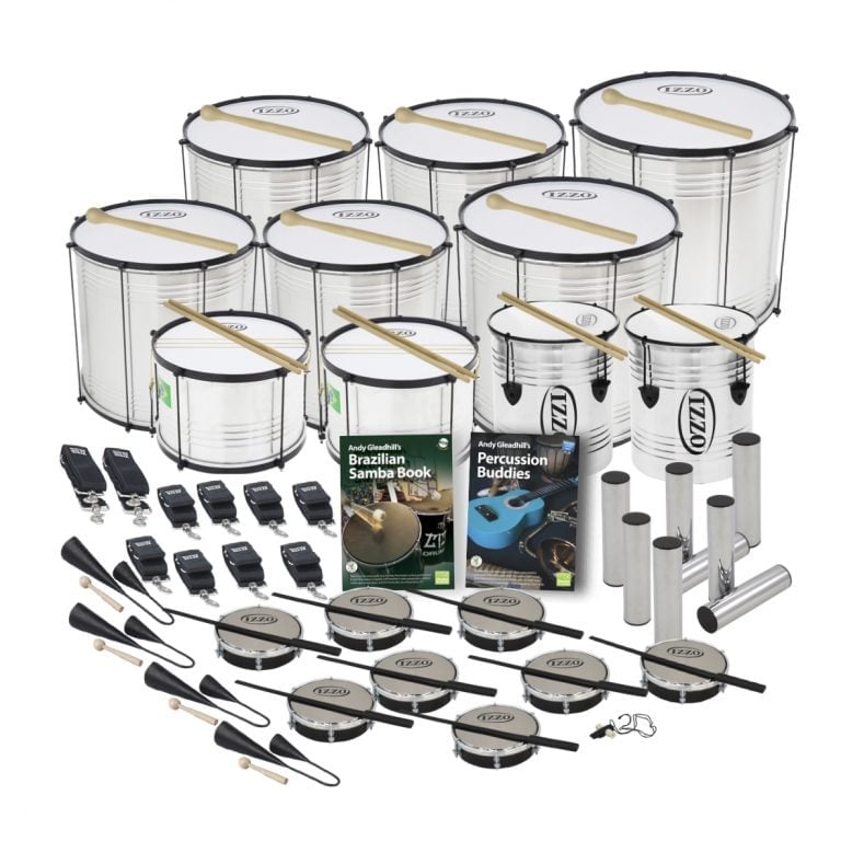 Brazilian Samba Sets for Schools | 10–30 Player Packs