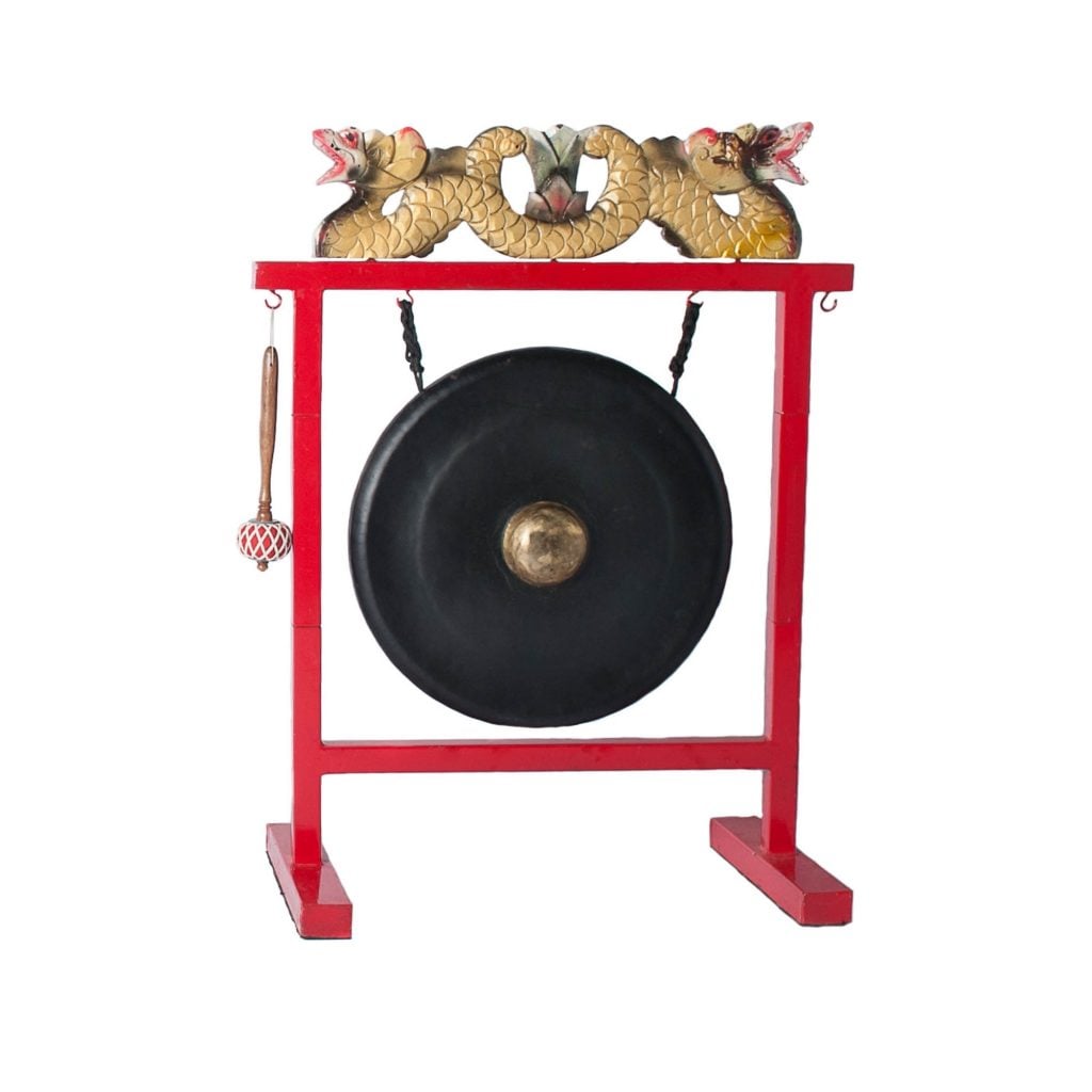 16 inch Premium Gong Set – Balinese Craft with Dragon