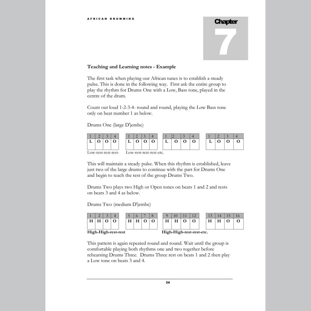 African Drumming Book 1 - Audio Support | Drums for Schools